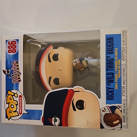 Funko | Other | Funkopop Movies Ricky Wild Thing Vaughn Major League ...
